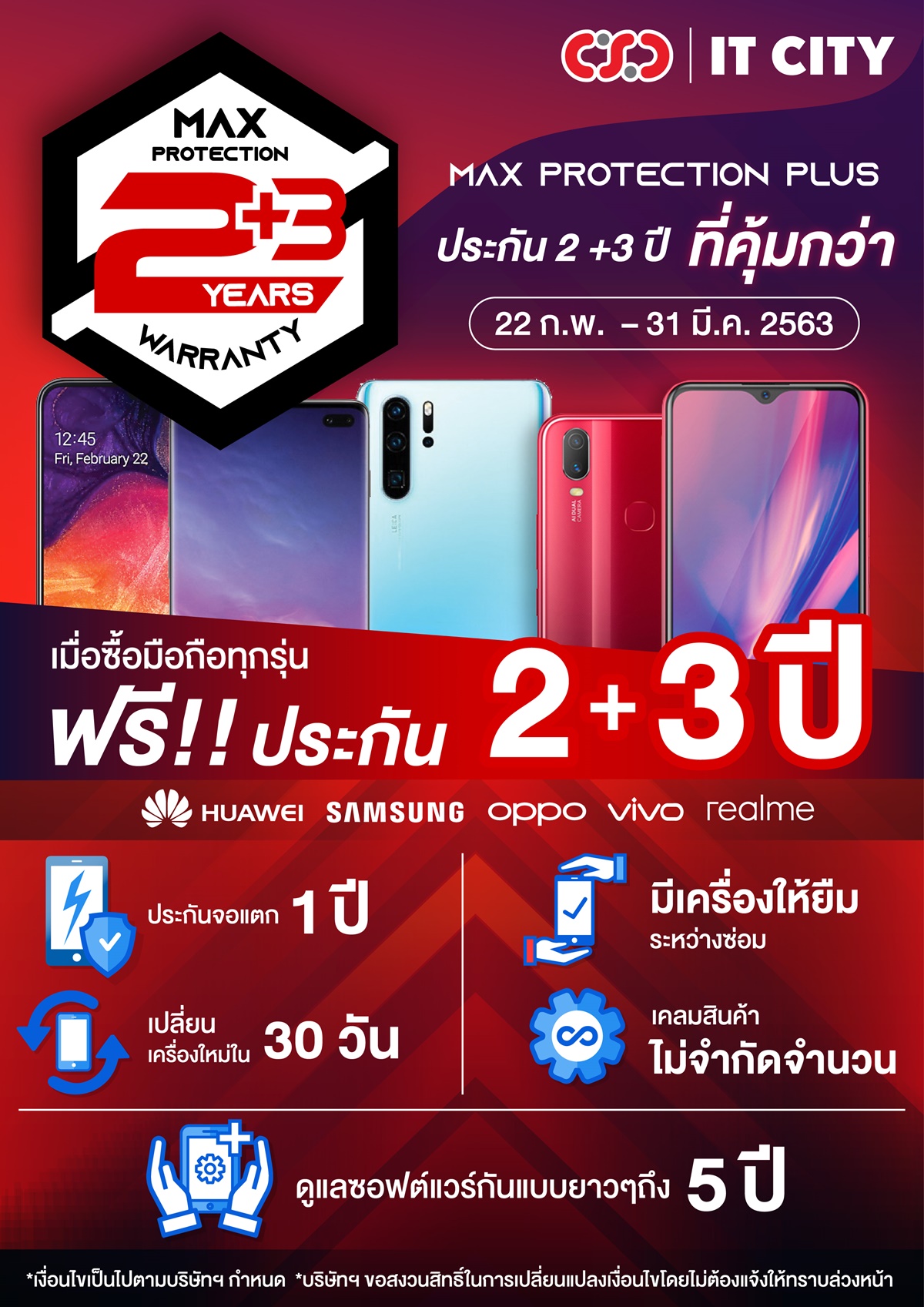 "Max Protection Plus ประกัน 2+3 ปี ที่คุ้มกว่า" สุดยอดโปรโมชั่นดีๆที่ ...