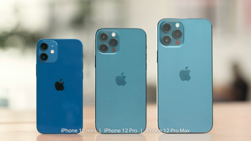 เปรียบเทียบขนาด iPhone 12 mini vs iPhone 12 Pro Max เล็กสุดกับใหญ่สุด ...