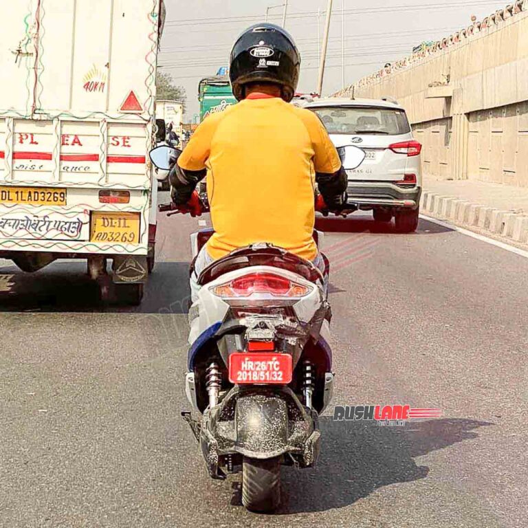 Suzuki Burgman EV Scooter ถูกจับภาพได้ขณะวิ่งทดสอบในประเทศอินเดีย