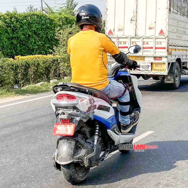 Suzuki Burgman EV Scooter ถูกจับภาพได้ขณะวิ่งทดสอบในประเทศอินเดีย