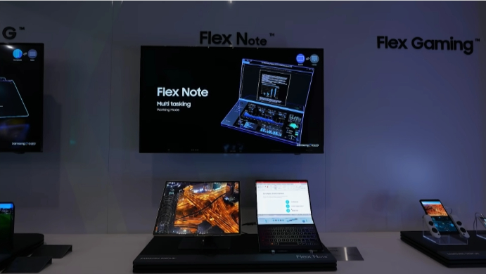 Samsung เผยโฉม Flex Note โน้ตบุ๊คหน้าจอพับได้ เปลี่ยนคีย์บอร์ดเป็นหน้า ...
