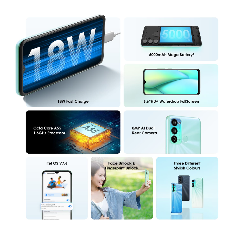 รีวิว itel Vision 3 สมาร์ทโฟนรุ่นประหยัด สเปคคุ้ม ชาร์จเร็ว แบตอึดมาก