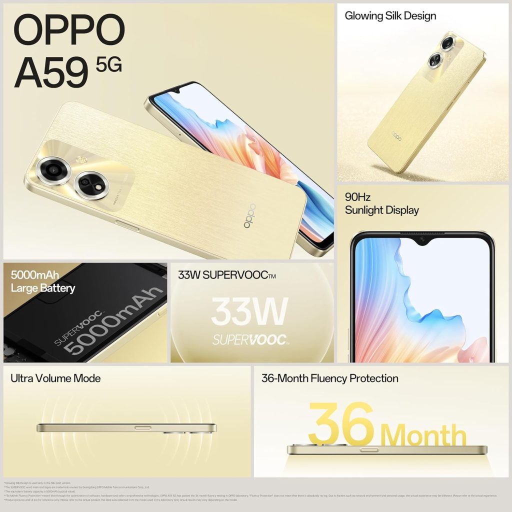 เปิดตัว New Oppo A59 ชื่อเก่าแต่อัพสเปคแบบ All-New ใช้ชิป Dimensity 6020 แบตเยอะชาร์จเร็ว